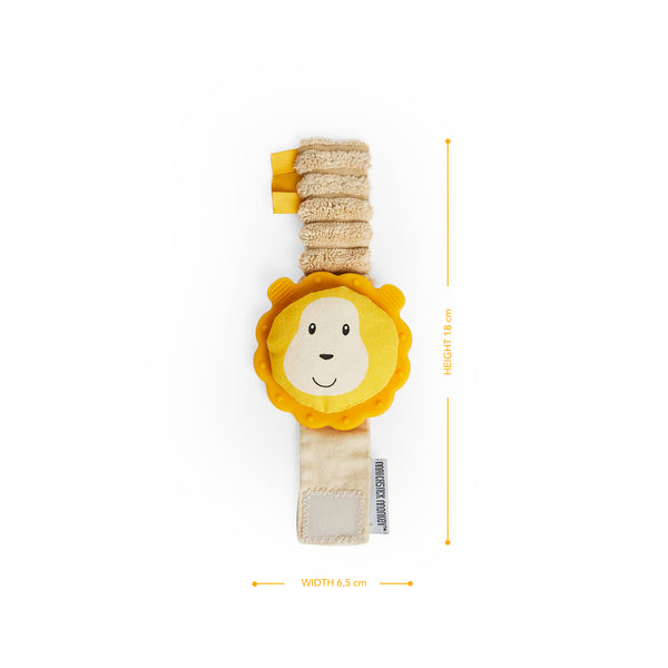 Wrist Teether | Ludo Lion | Animal Teething Toy | Matchstick Monkey ...