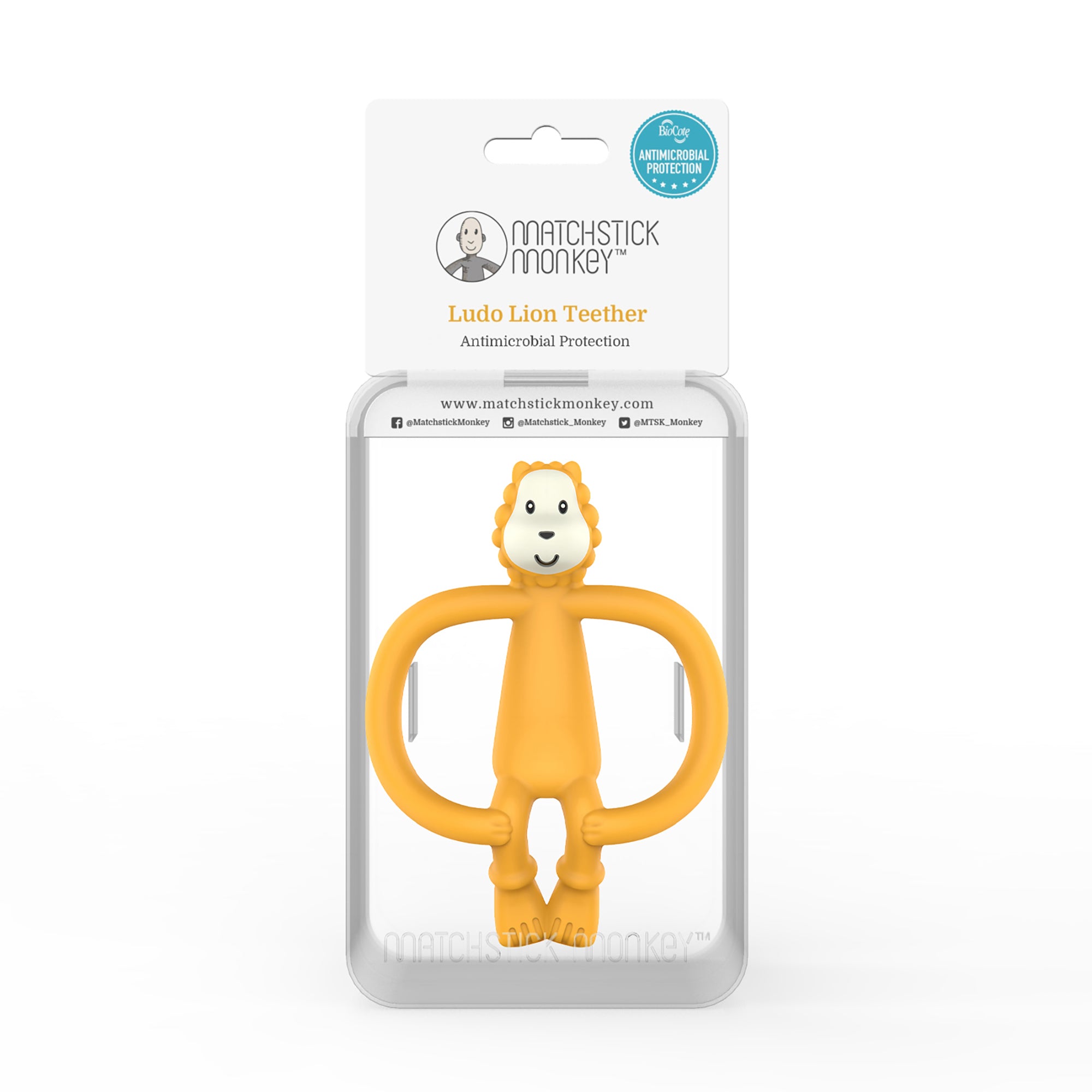 LUDO LION TEETHER | ANIMAL TEETHING TOY | MATCHSTICK MONKEY ...