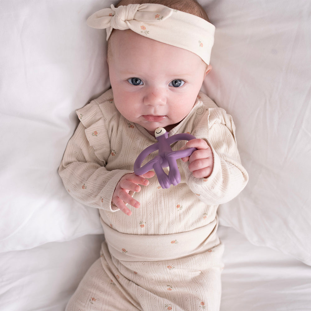 Original Monkey Teether | Teething Toy | Purple | Matchstick Monkey ...