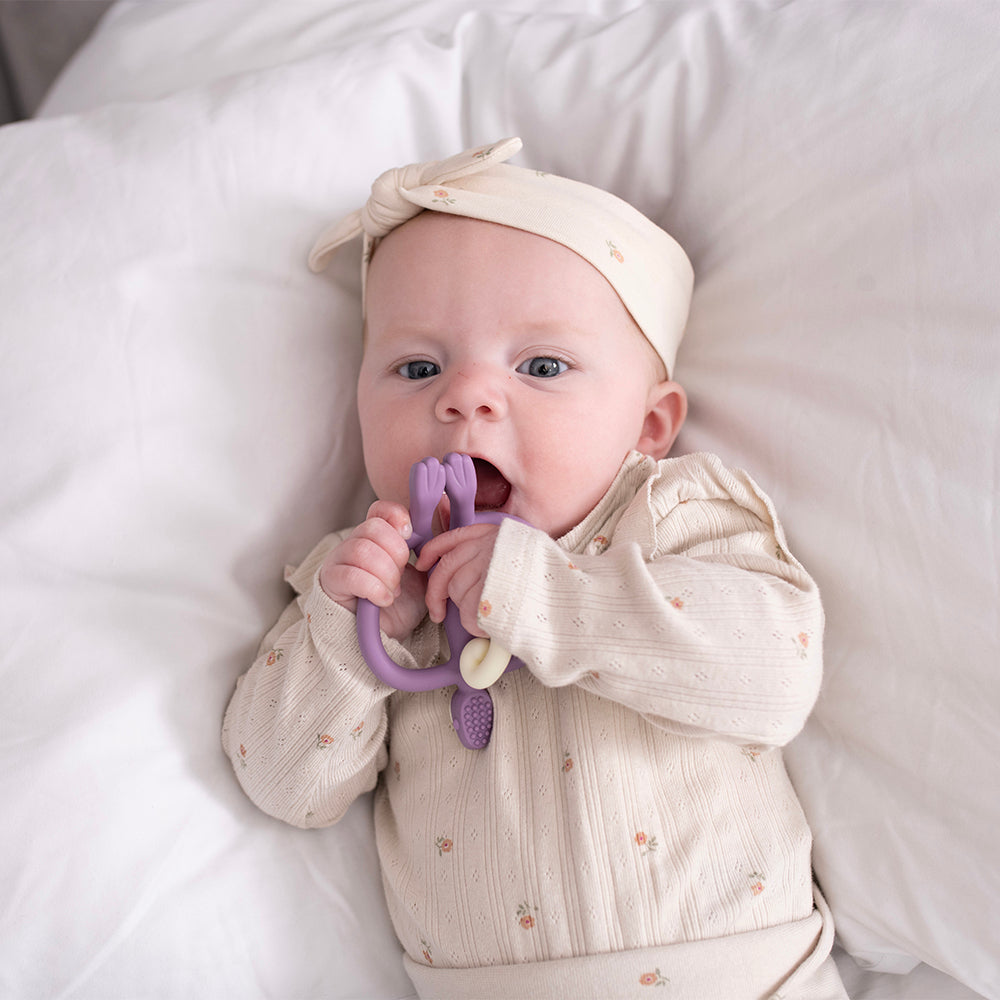 Original Monkey Teether | Teething Toy | Purple | Matchstick Monkey ...