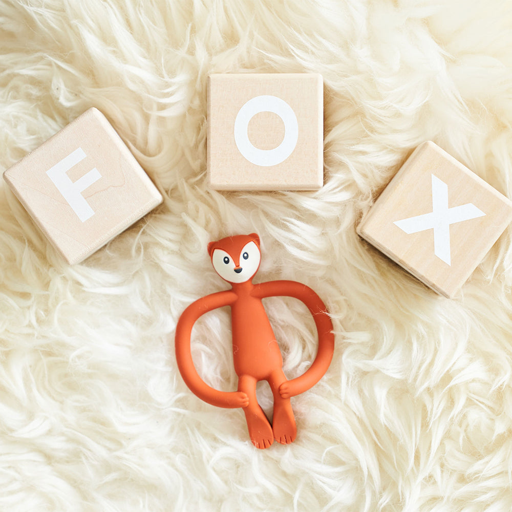 FUDGE FOX TEETHER | ANIMAL TEETHING TOY | MATCHSTICK MONKEY ...