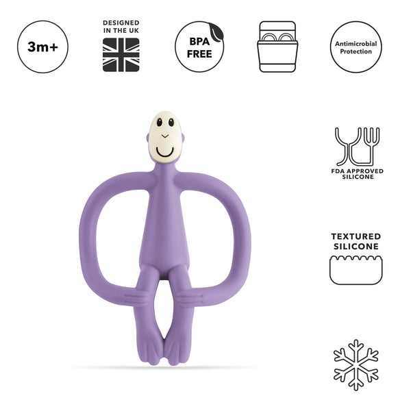 Original Monkey Teether | Teething Toy | Purple | Matchstick Monkey ...